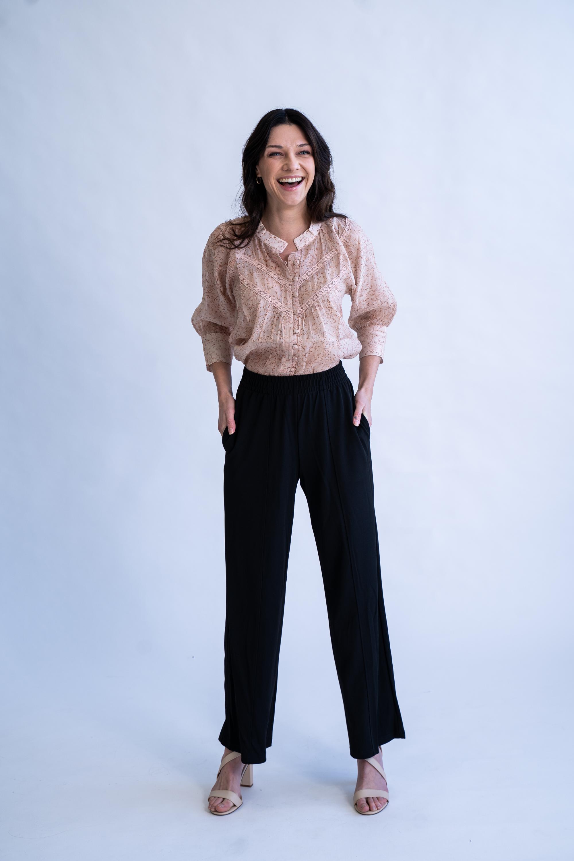 Cairo Chanderi Cotton Silk Top – The Wanderloom